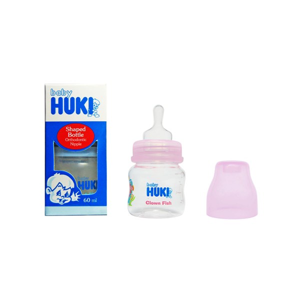 Jual Huki Shaped Bottle 2 OZ / Botol Susu Bayi - 60ml | Shopee Indonesia