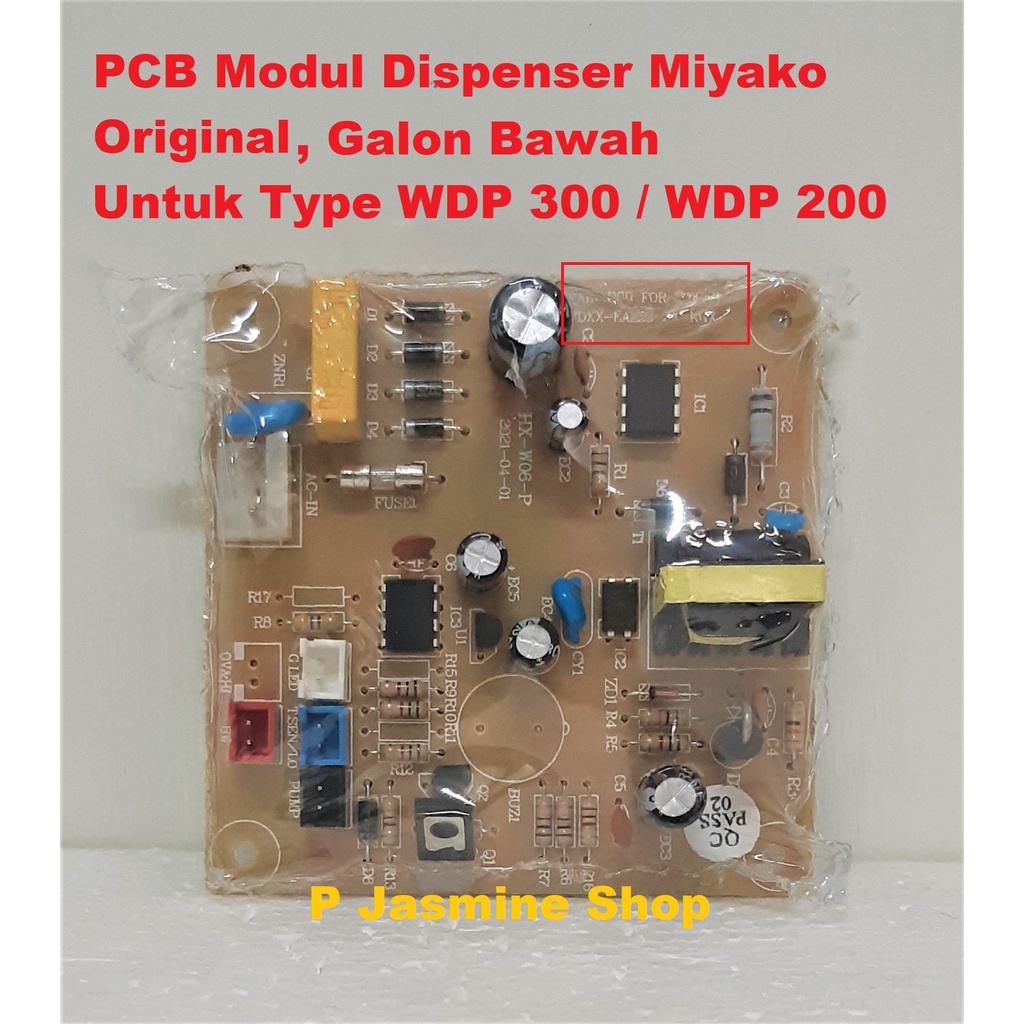 Jual PCB Modul Dispenser MIYAKO Galon Bawah WDP 300 / WDP 200, Original ...