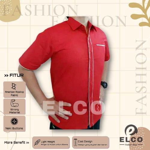 Jual Seragam kemeja baju kerja biru putih hitam navy 02 baju kombinasi ...