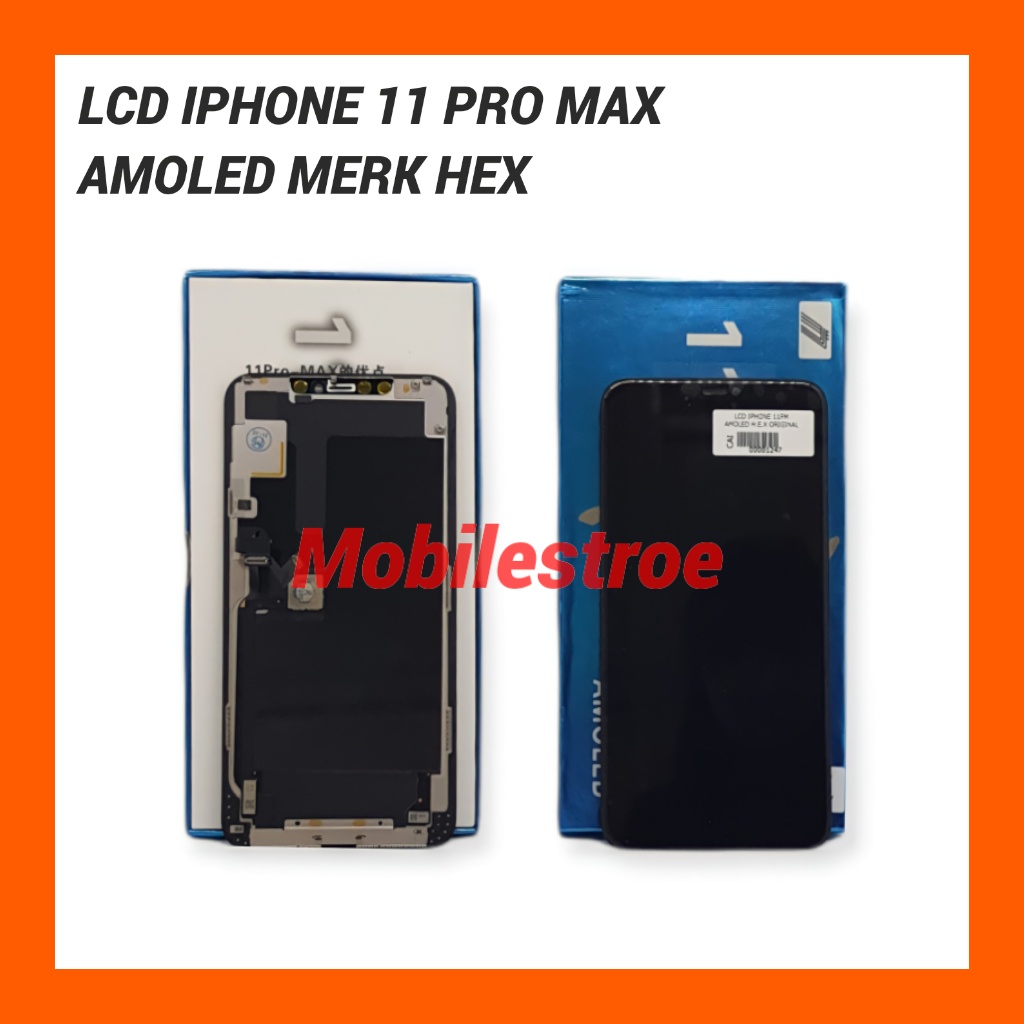 Jual LCD + TOUCHSCREEN IP 11 PRO MAX AMOLED (MERK HEX) | Shopee Indonesia