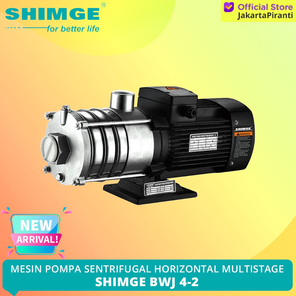 Jual Mesin Pompa Dorong Sentrifugal Pump Horizontal Multistage Shimge ...