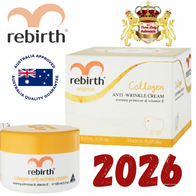 Jual Rebirth Collagen Anti-wrinkle Cream With EPO & Vitamin E 100ml ...