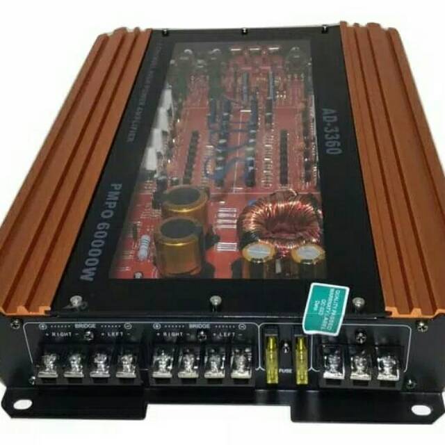 Jual Power amplifier ADS AD 3360 TRANSPARAN 4 CHANEL | Shopee Indonesia