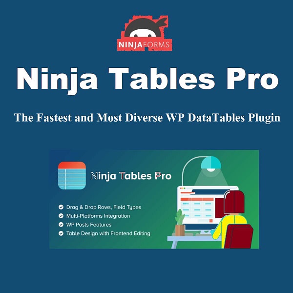 Jual Ninja Tables Pro The Fastest and Most Diverse WP DataTables Plugin ...