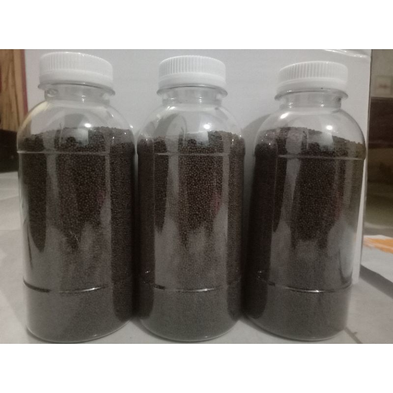 Jual Botol 100 GRAM PELET PF 500/PELET IKAN HIAS KECIL/PELET PAKAN IKAN ...