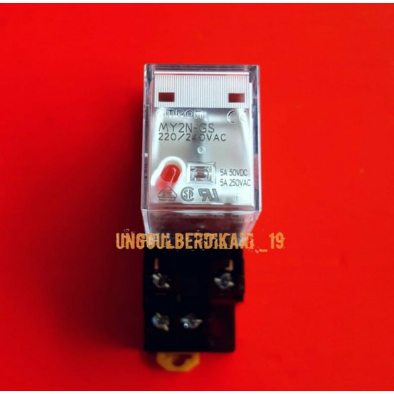 Jual Relay Omron MY2N-GS AC 220V 220 VAC 220Vac Original Murah dan ...