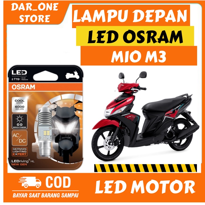 Jual LAMPU DEPAN LED YAMAAHA MIO M3 ORIGINAL OSRAM | Shopee Indonesia