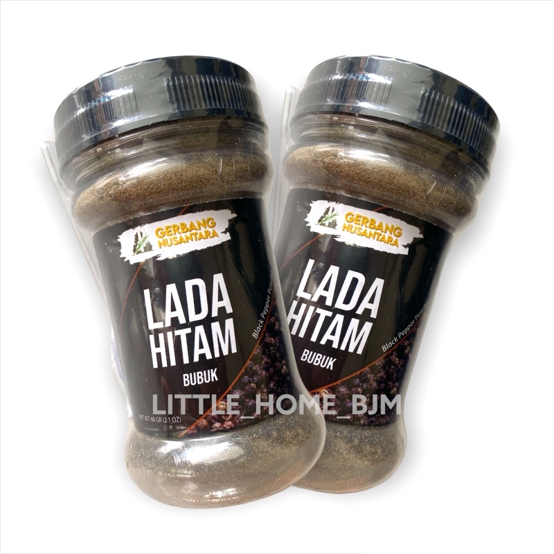 Jual Black Pepper Powder / Lada Hitam Bubuk 60gram | Shopee Indonesia