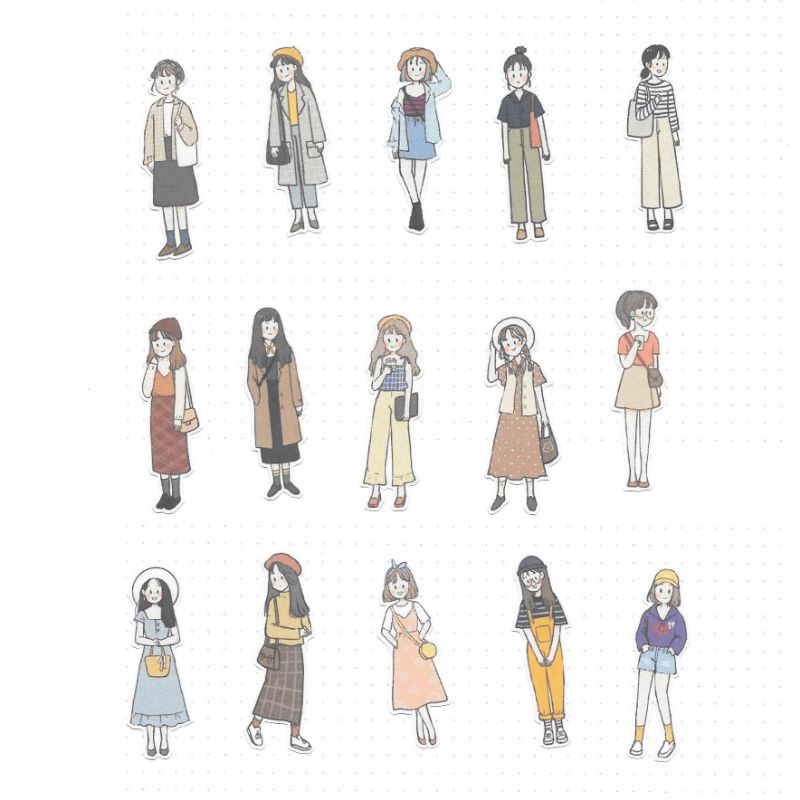 Jual sticker deco, sticker , sticker bujo, sticker model, sticker cewek ...