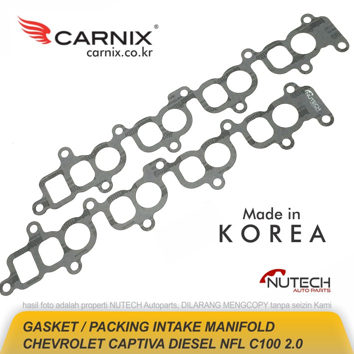 Jual Gasket Packing Intake Manifold Manipol Captiva NFL Diesel C100 2.0 ...
