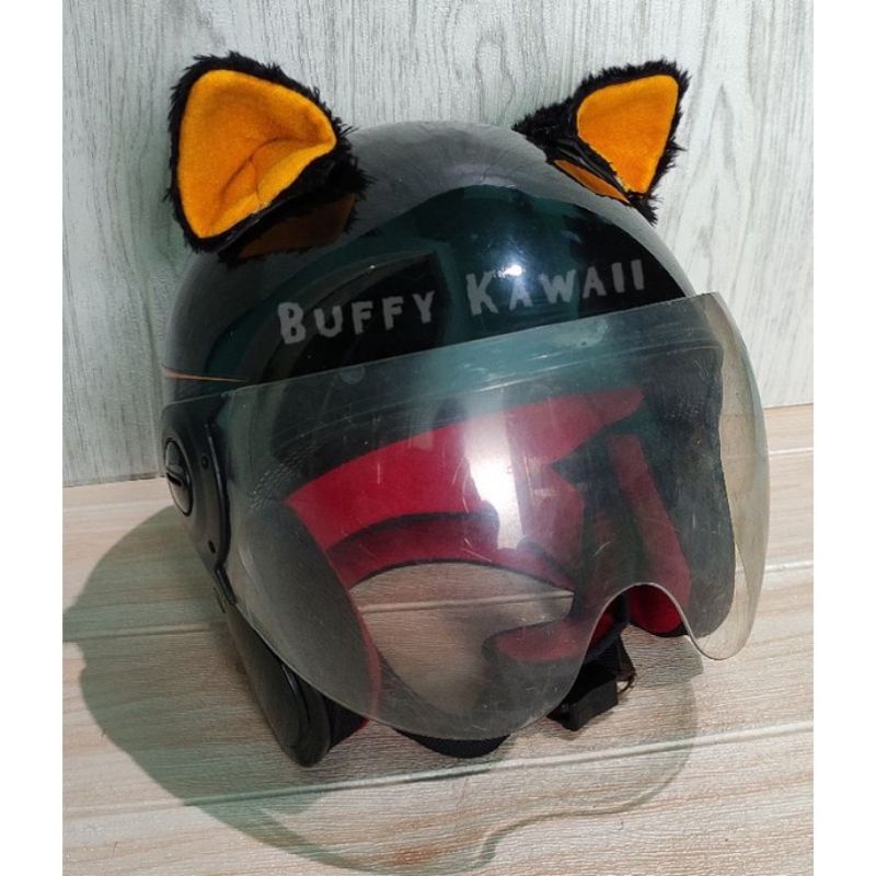 Jual nekomimi helm aksesories helmet warna warni kuping kucing ...
