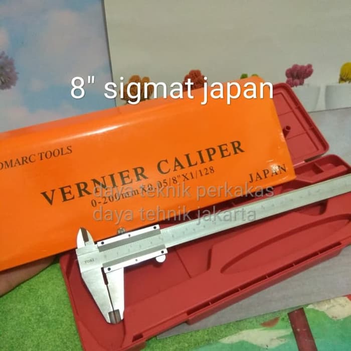 Jual sigmat toki japan 8" - vernier caliper toki - bukan merek mitutoyo | Shopee Indonesia