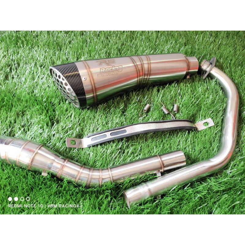 Jual KNALPOT RACING R9 H2 VIXION R15 CBR CB GSX FU MX SONIC JUPITER ...