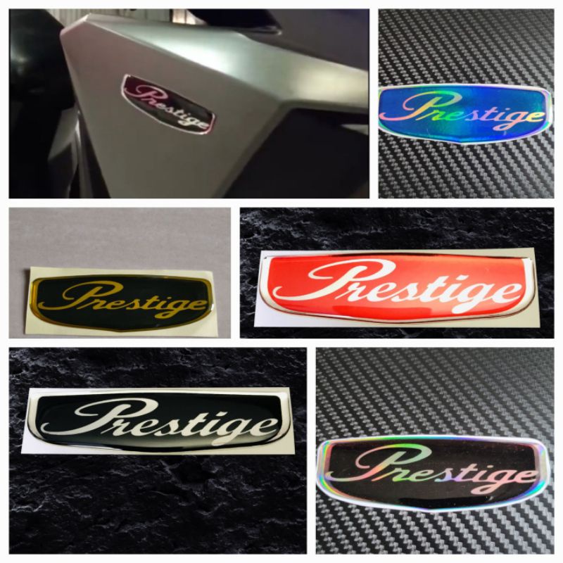 Jual STICKER EMBLEM PRESTIGE 3D TIMBUL | Shopee Indonesia