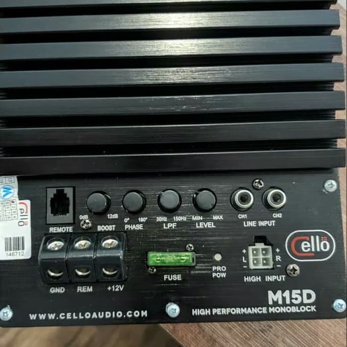 Jual Power Monoblock CELLO M15D Monoblok CELLO M15D Power Monoblock D ...