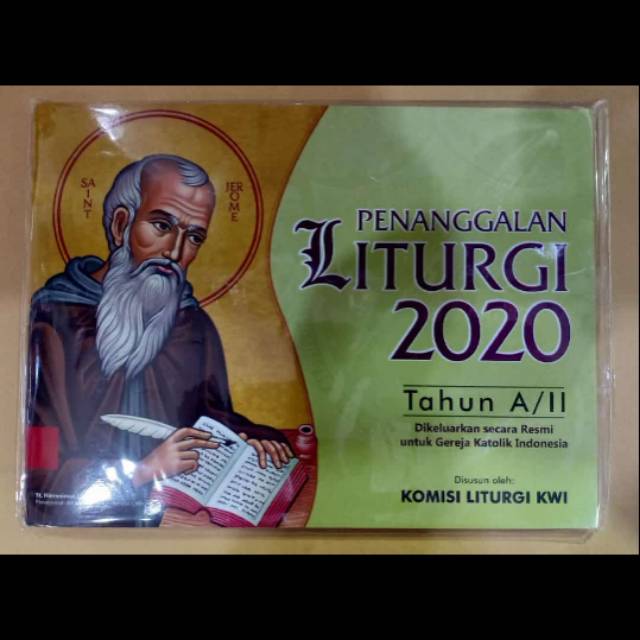 Jual Kalender Penanggalan Liturgi 2020 Tahun A/ II Gereja Katolik Indonesia - Buku Rohani ...