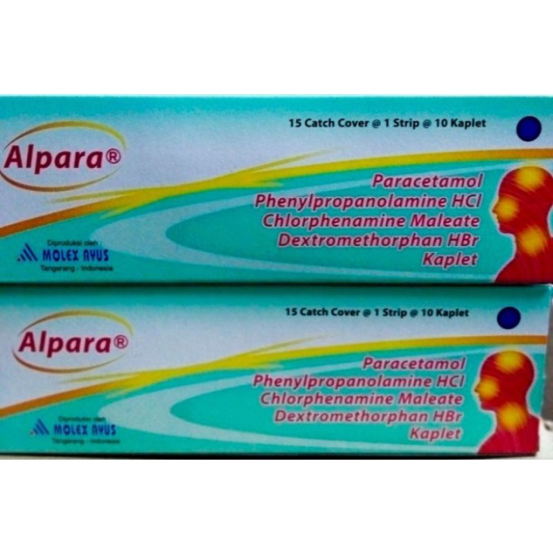 Jual Asli obat Batuk Pilek Disertai Demam /Alpara Tablet isi 15 lembar ...