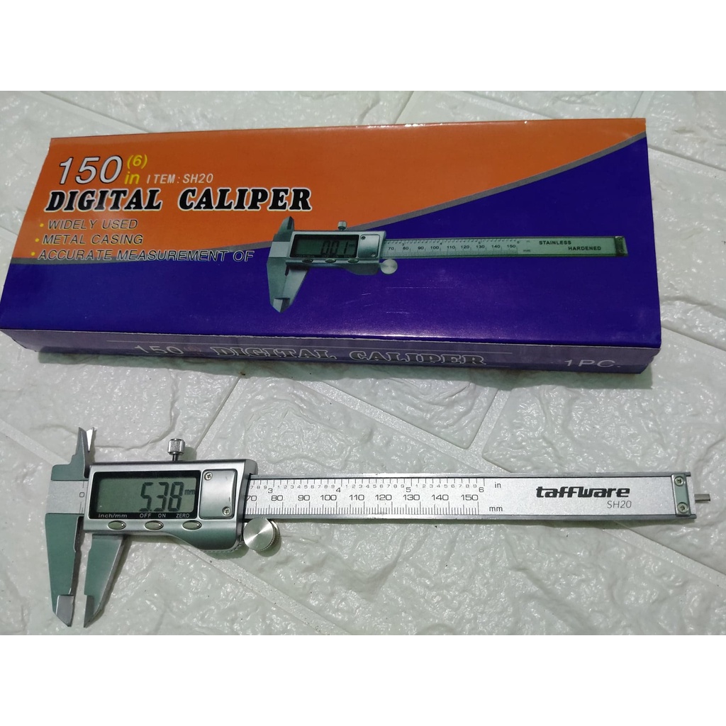 Jual Jangka Sorong Digital LCD Caliper Micrometer 15CM Sigmat Penggaris ...