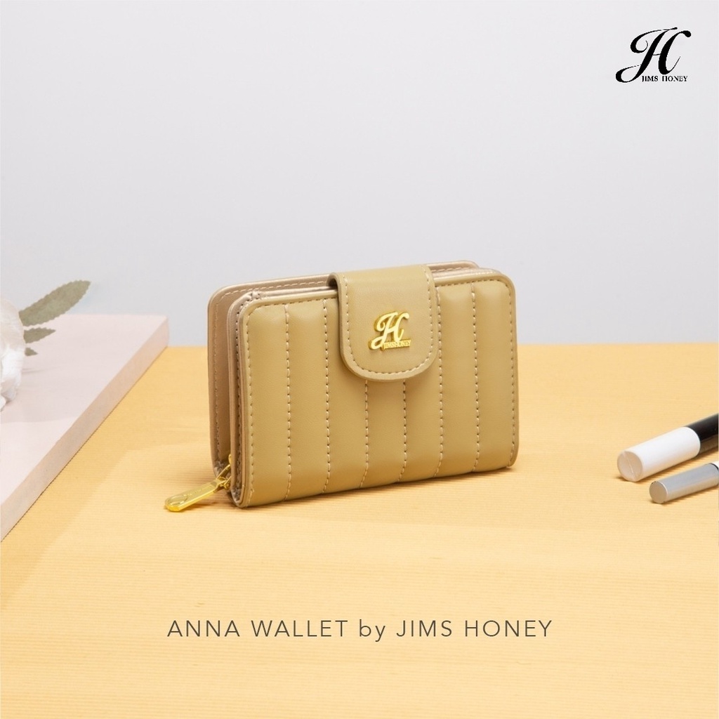 Jual Anna Wallet by Jims Honey Ori Dompet Lipat Wanita Keren Murah Simple Muat Banyak Kartu ...