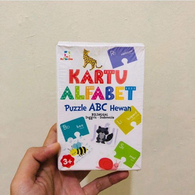Jual kartu alfabet - puzzle abc hewan | Shopee Indonesia