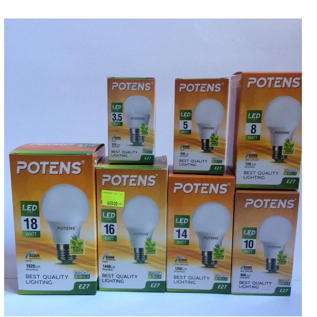 Jual LAMPU LED POTENS A-BULB 3.5W | Shopee Indonesia