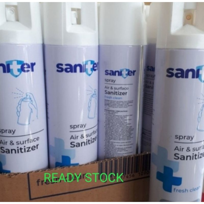 Jual disinfektan saniter spray 400ml | Shopee Indonesia