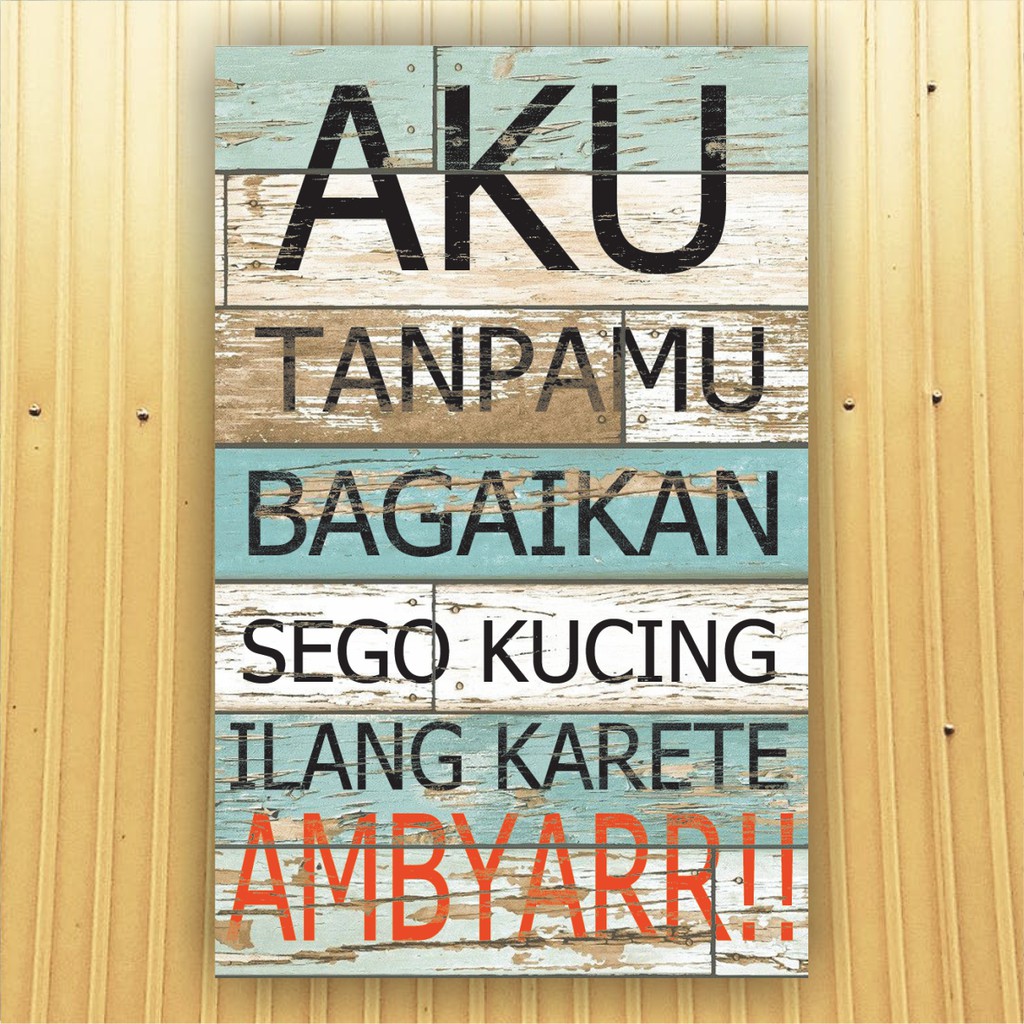 Jual HIASAN DINDING (BINGKAI KATA UNIK) | Shopee Indonesia