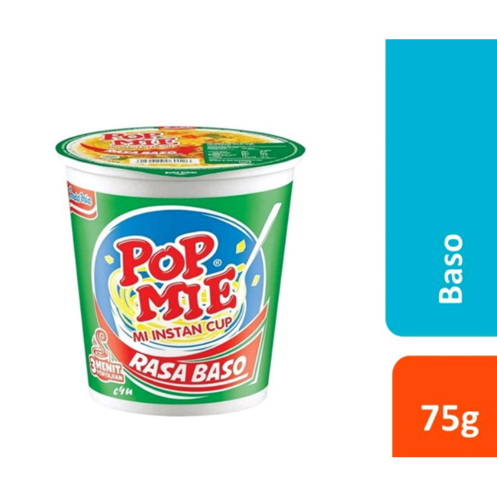 Jual aneka rasa Pop Mie Kuah dan pop mie goreng mi Instant Cup 75gr ...