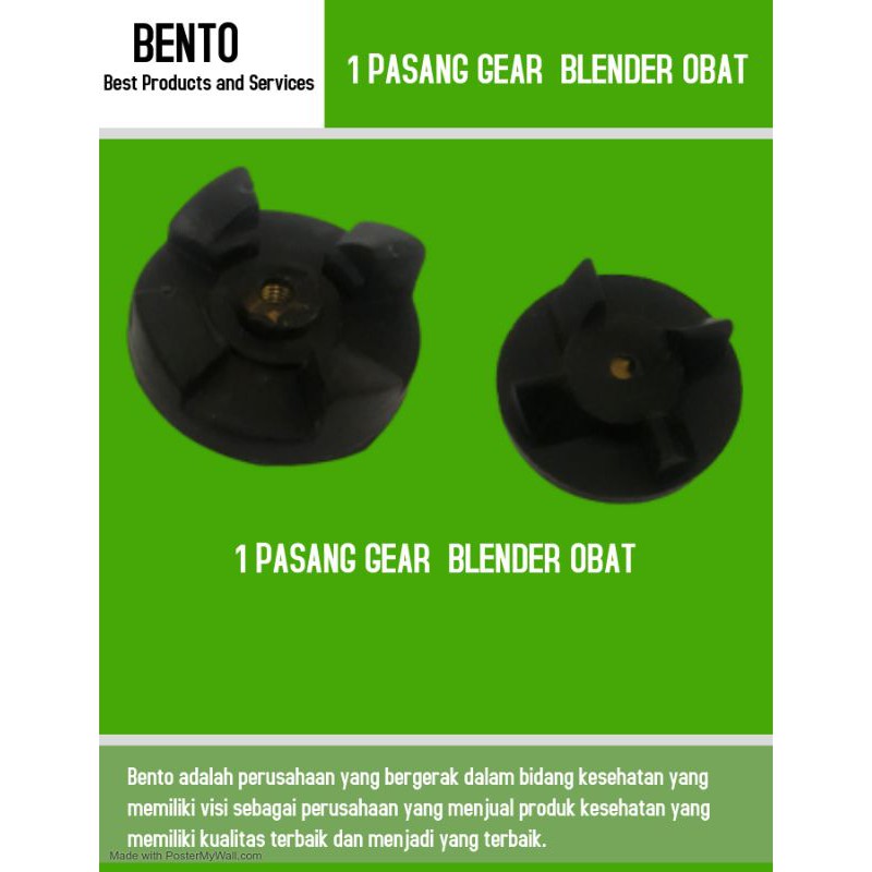 Jual Gear Blender Obat Merk Sci 1 Pasang | Shopee Indonesia