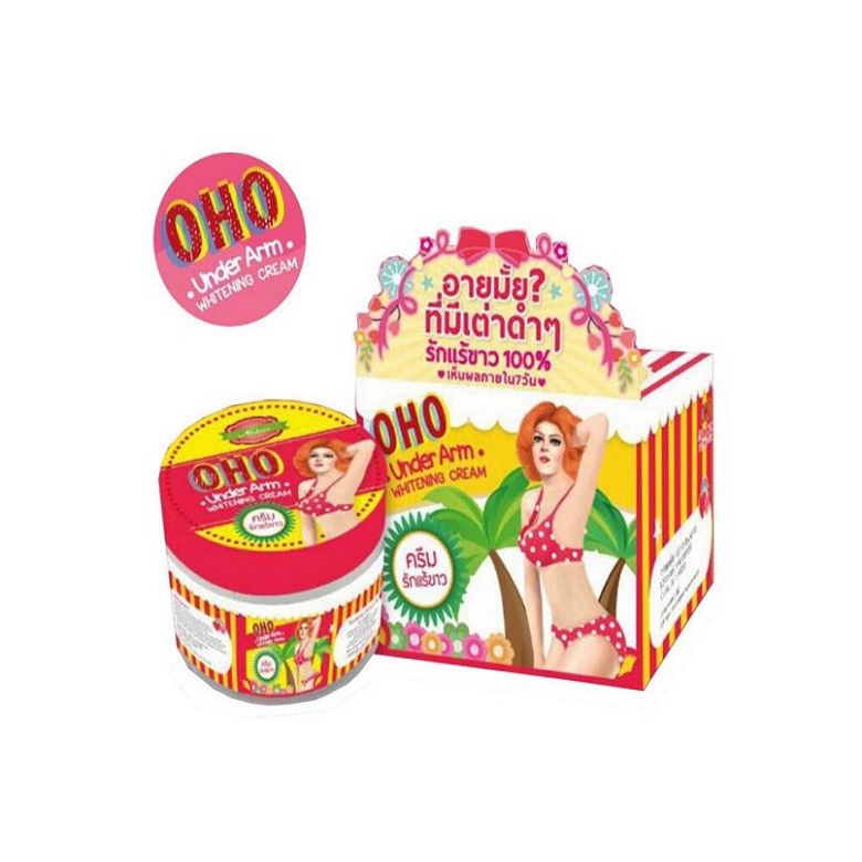 Jual [NEW PACKAGING 2024] OHO Underarm Whitening Cream Thailand bentuk tube 15gr | Shopee Indonesia