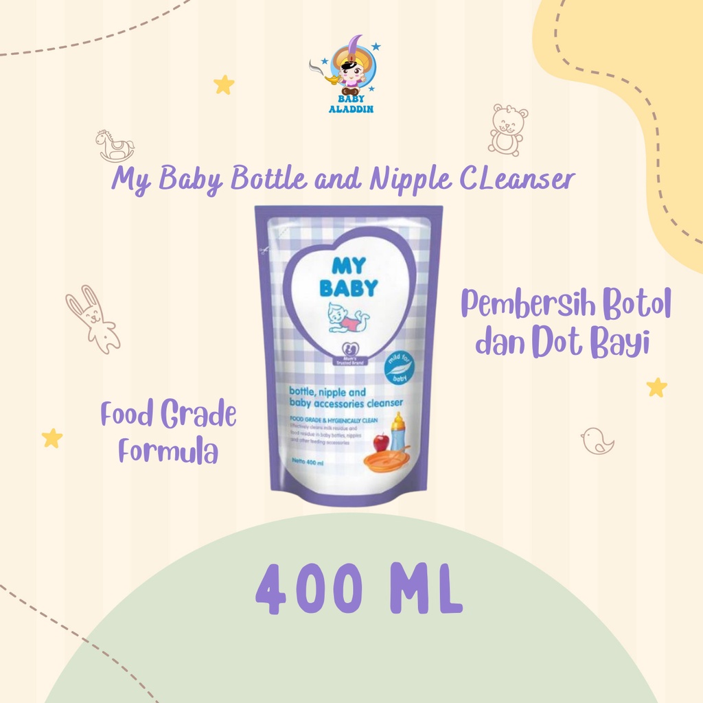 Jual My Baby sabun cuci botol dot bayi botol susu 300 ml - Pembersih ...