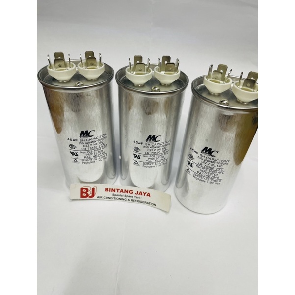 Jual Capasitor ac 45 uf mikro kapasitor ac MC Original | Shopee Indonesia