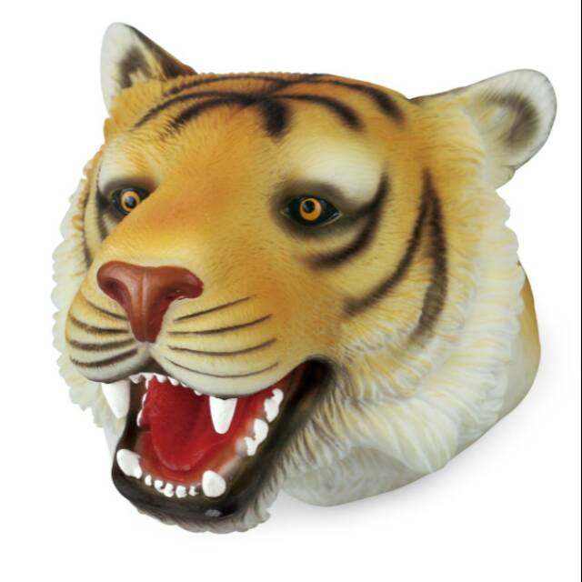 Jual Animal Kingdom Tiger Head Kepala Macan hand puppet | Shopee Indonesia