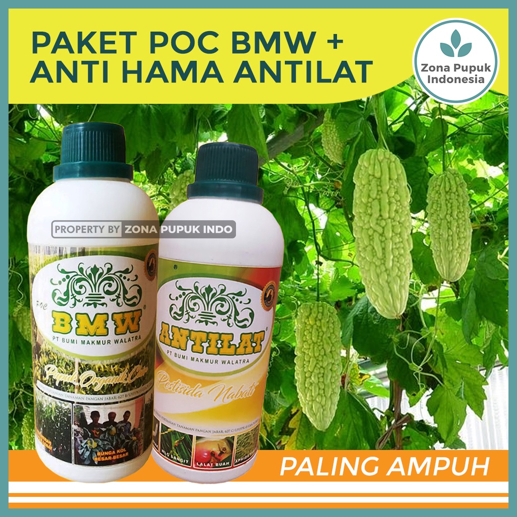 Jual Pupuk Pestisida Cair Pembasmi Hama Tanaman Obat Anti Hama Pare & Pupuk Organik Cair POC ...
