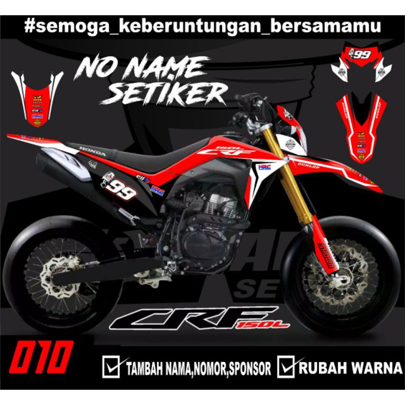 Jual Sticker setiker stiker decal CRF 150 L- minimalis Fullbody-Dekal stiker CRF 150 L Trail ...