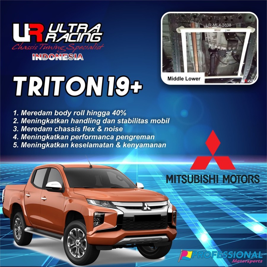Jual Aksesoris Stabiliser ULTRA RACING Middle lower M. Triton 19 ...