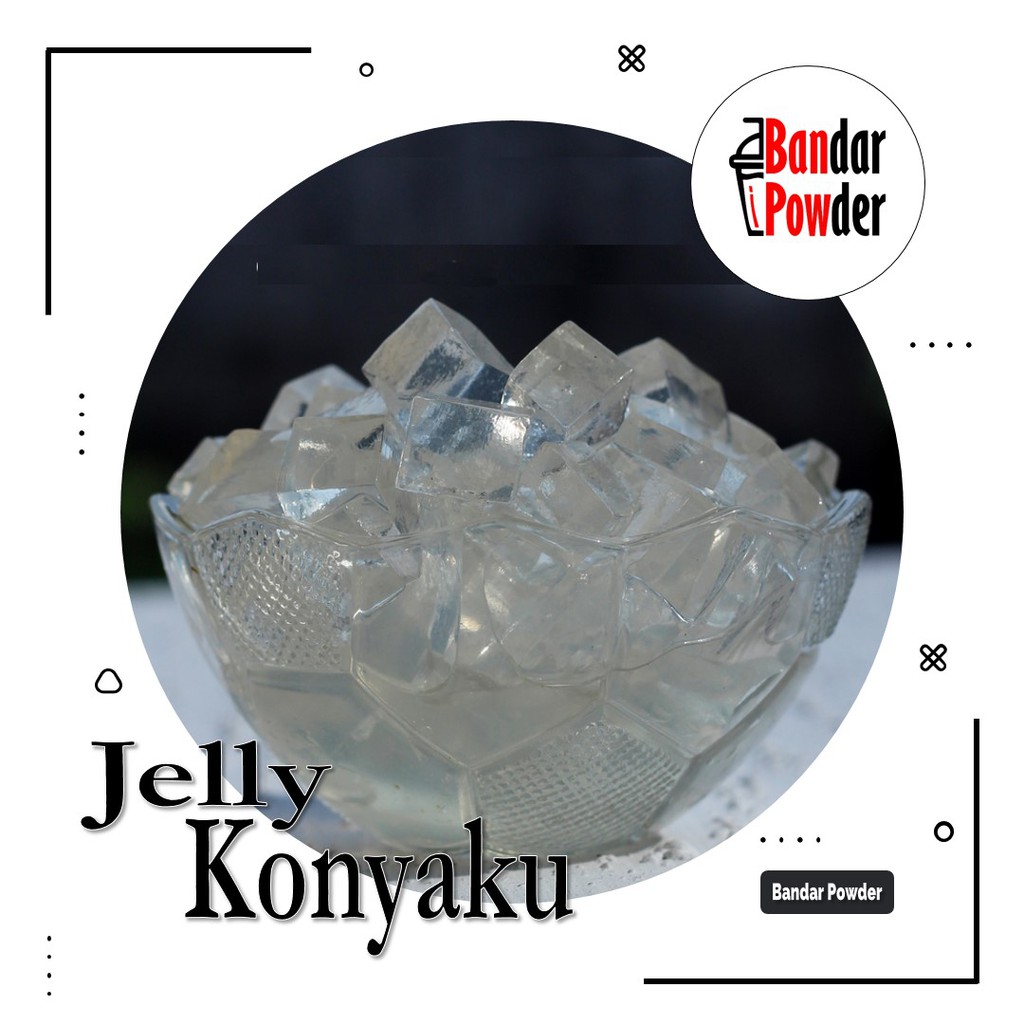 Jual Jelly Konyaku Powder Plain 1kg - Bubuk Topping Minuman - Bandar Powder | Shopee Indonesia