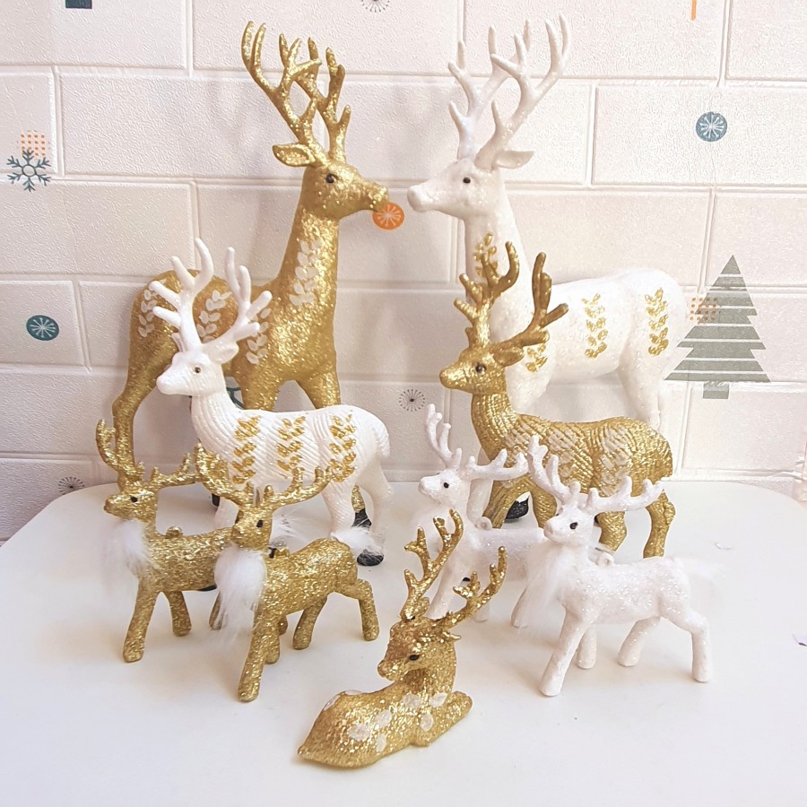 Jual Dekorasi Rusa Natal Murah Pajangan Christmas Raindeer Tanduk Rusa ...