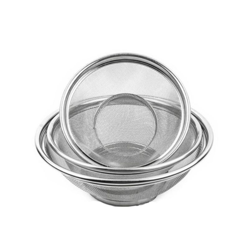 Jual Strainer / Saringan Ayakan Stainlless Model Mangkok Bulat Tanpa ...