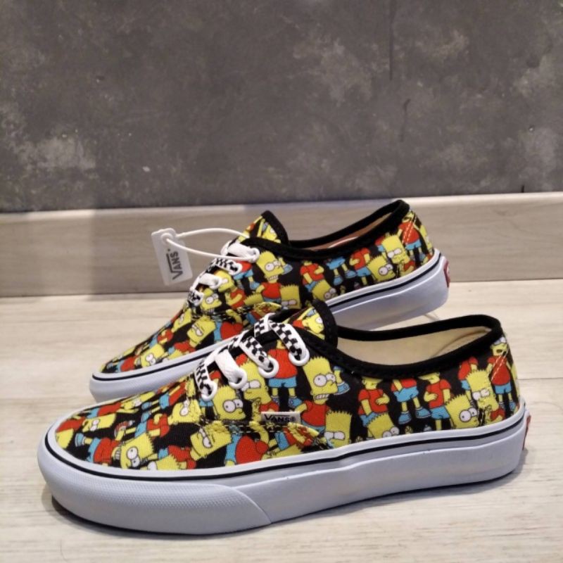 Jual Vans Authentic X The Simpons Bart Wide | Shopee Indonesia