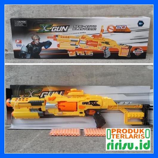 Jual Terlaris- Mainan Nerf Tembakan Pistol Xgun - Pistol Tembakan Peluru Busa 6Ergty6- | Shopee ...