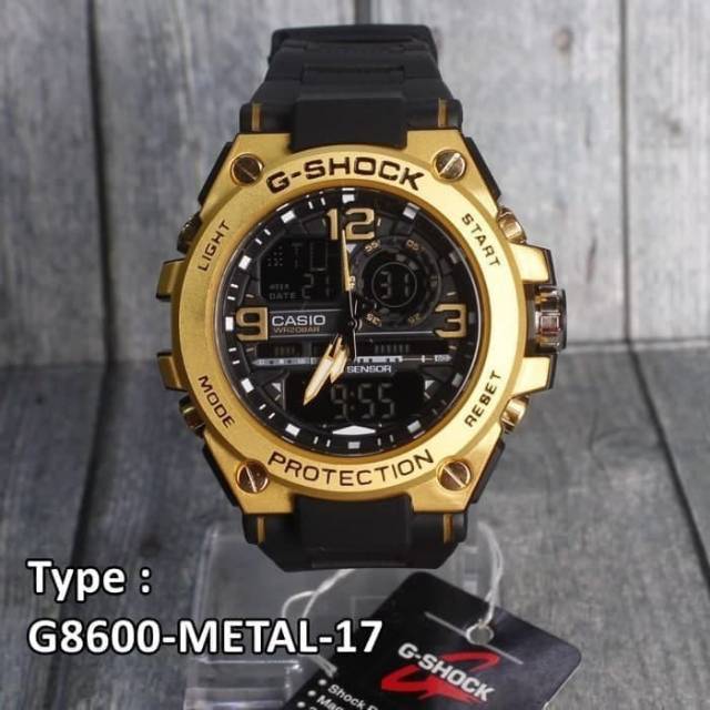 Jual MODEL BARU !! G-Shock Gun Metal Besi Casio G8600 Jam Tangan Pria ...