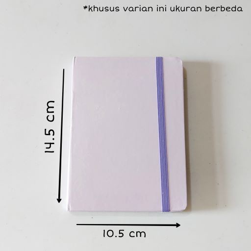 Jual Notebook Aesthetic Hard Cover Tebal Polos Kertas Bergaris A6 ...
