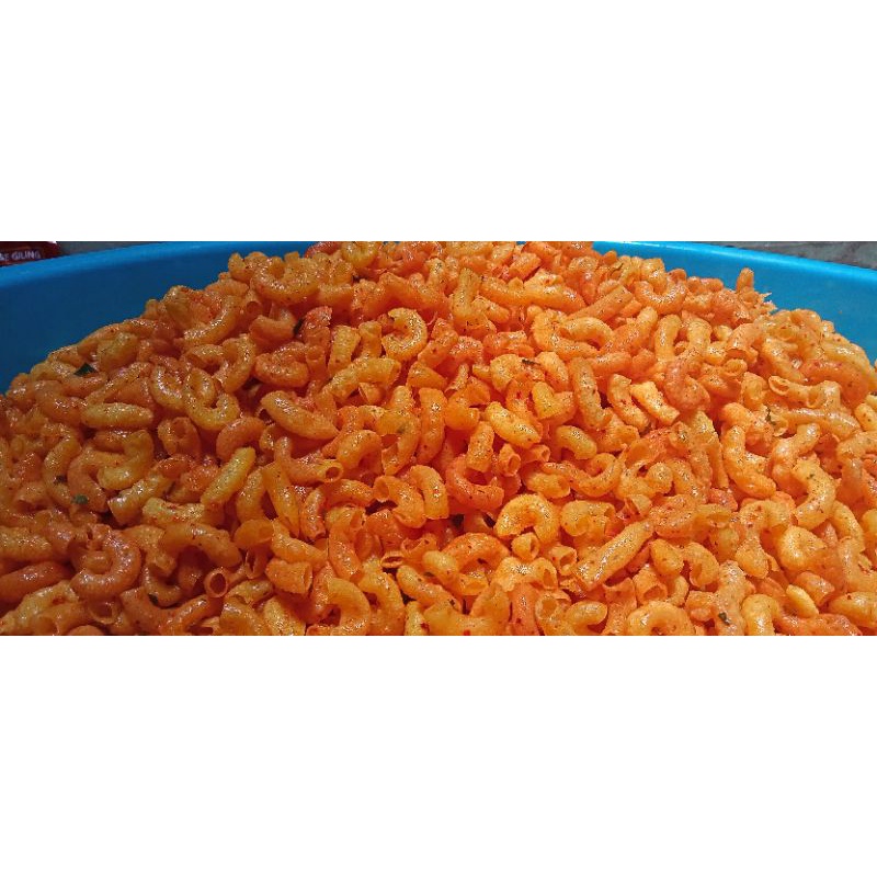 Jual Makanan Cemilan Makaroni Cemilan Pedas 1KG | Shopee Indonesia