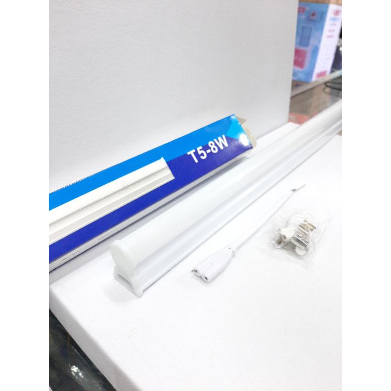 Jual lampu TL LED T5 8w set panjang 60cm | Shopee Indonesia