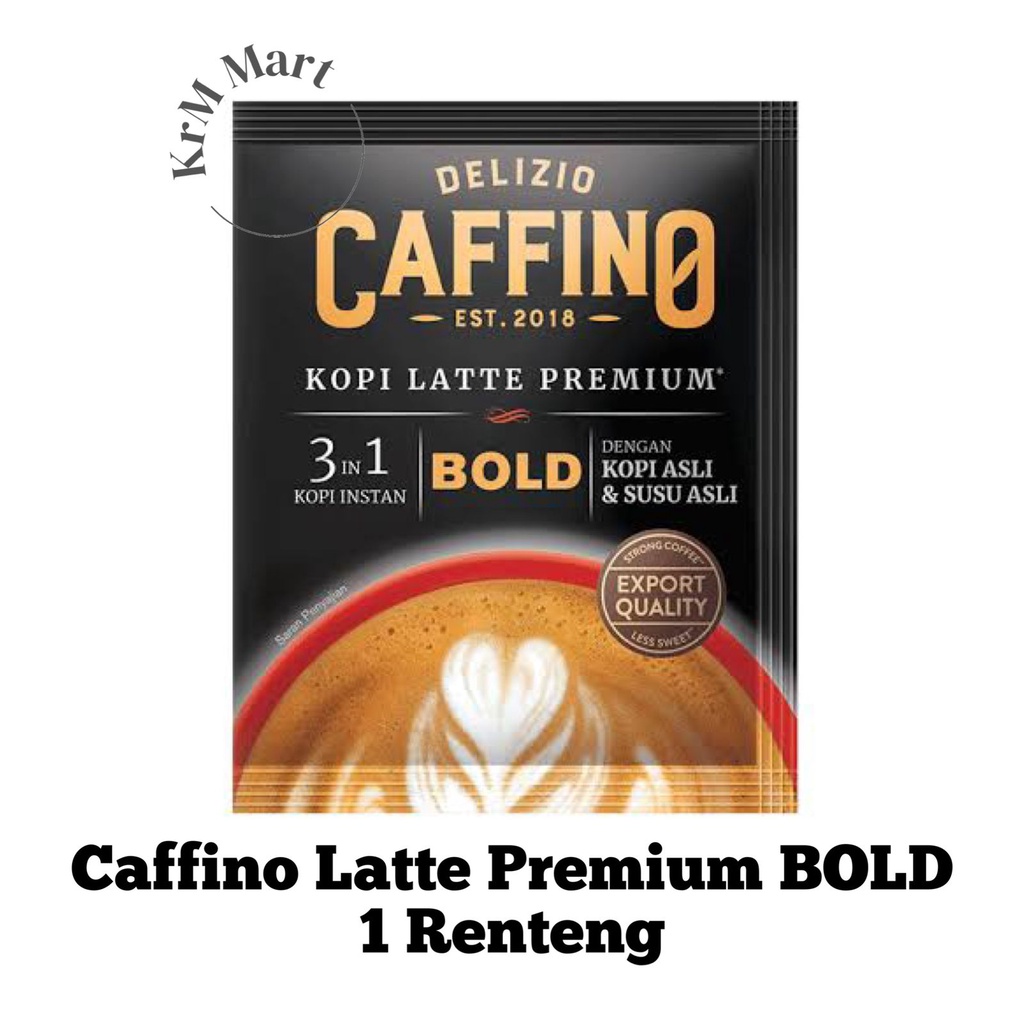 Jual Caffino Kopi Latte Premium Bold 1 renteng renceng delizio cafino ...