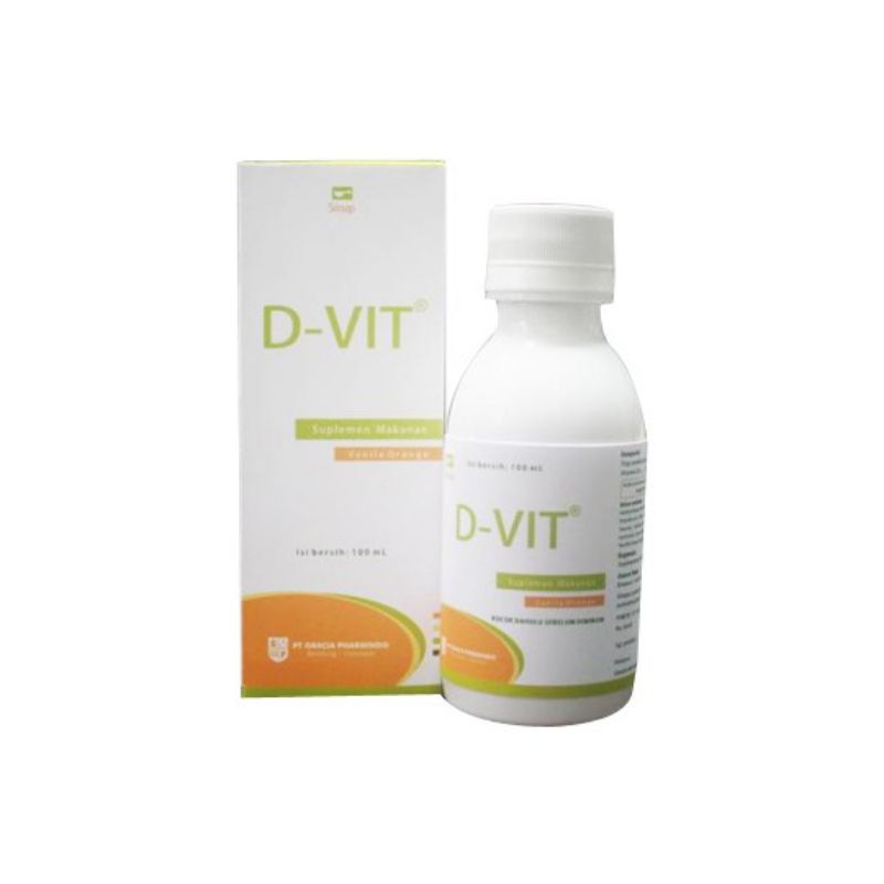 Jual D-Vit Syrup 100 ml (Syrup Vitamin D3 - Untuk Kesehatan Tulang ...