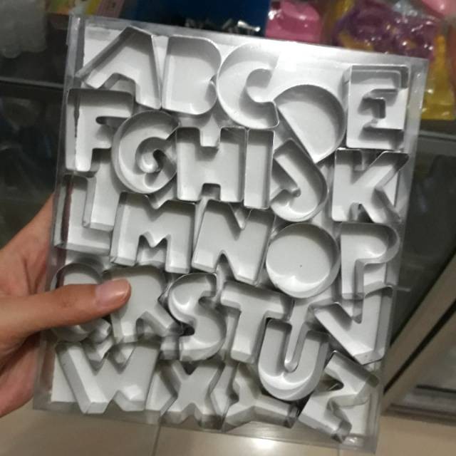 Jual Cetakan Huruf Stainless/cetakan Nugget Alfabet | Shopee Indonesia
