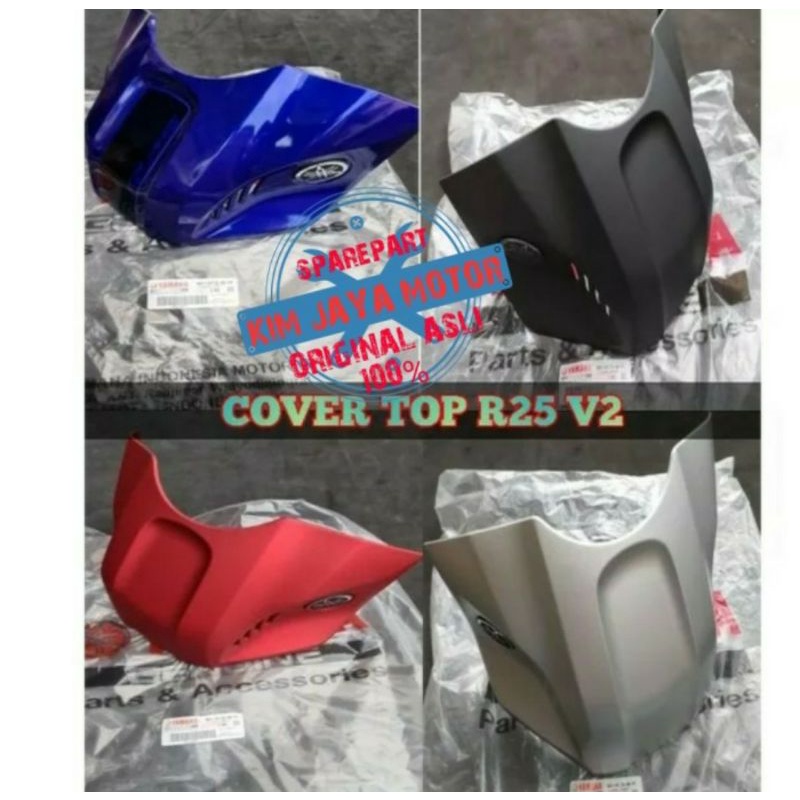 Jual COVER TOP COVER TANGKI YAMAHA R25 NEW V2 PART ORIGINAL YAMAHA YGP ...