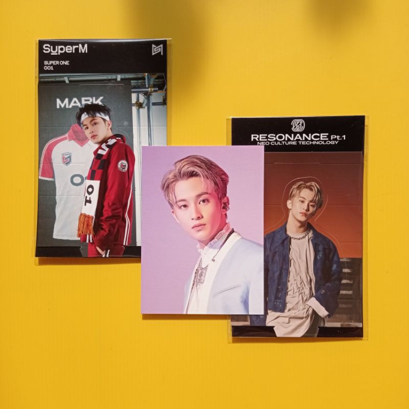 Jual NCT MARK POSTCARD BEYOND LIVE & STANDEE ONLY RESONANCE + SUPERM ...